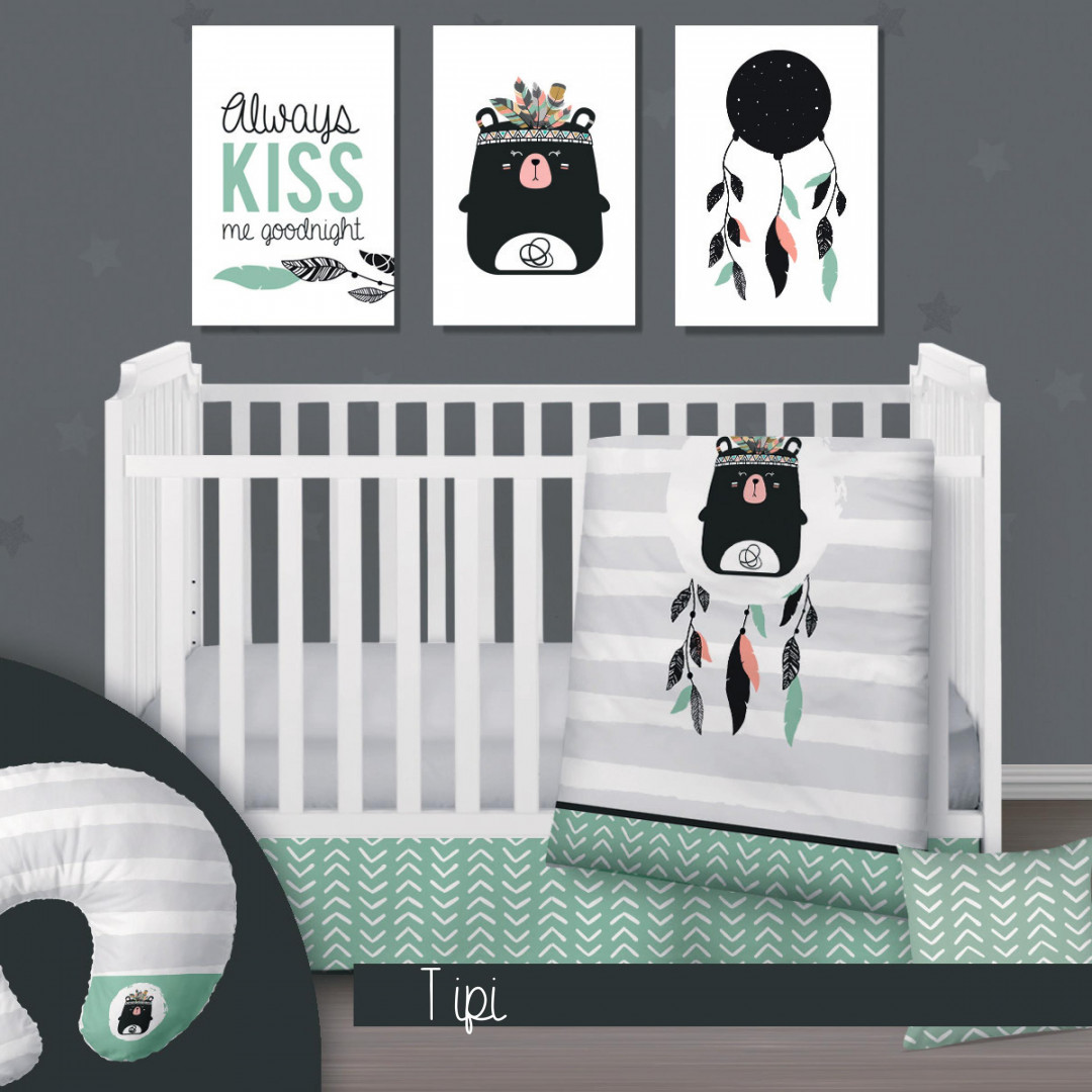 Patlin - Ensemble de literie 3 morceaux